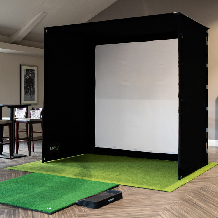 Golf Simulator Enclosures - Golf Bays home practice golf bays – GolfbaysUSA