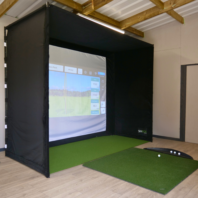 SimBox Golf Simulator Enclosure - 6 sizes – GolfbaysUSA